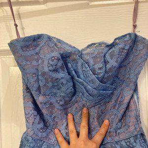 Corrine Original | Dresses | 95 60s Vintage Blue And Purple Dress ...